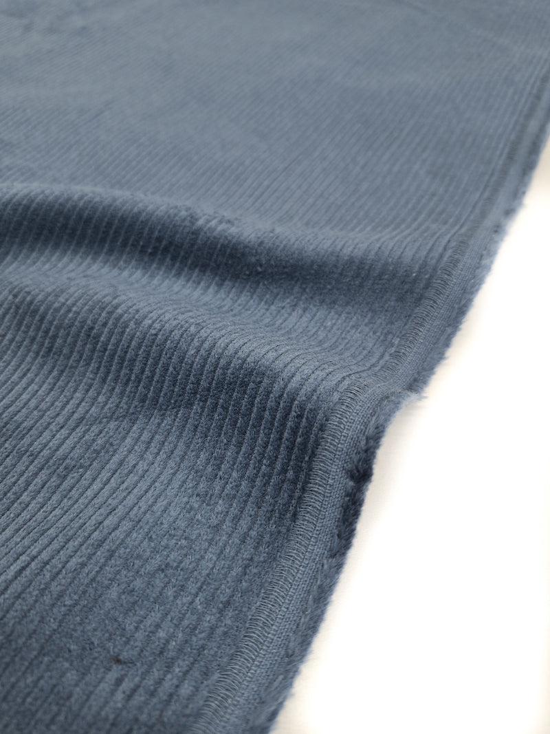 Wide Wale Stretch Cotton Corduroy - Denim – Sitka Fabrics